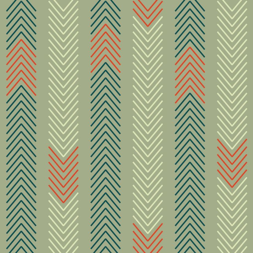 Abstract Ethnic Zigzag Chevron Pattern Wallpaper - Murals Your Way