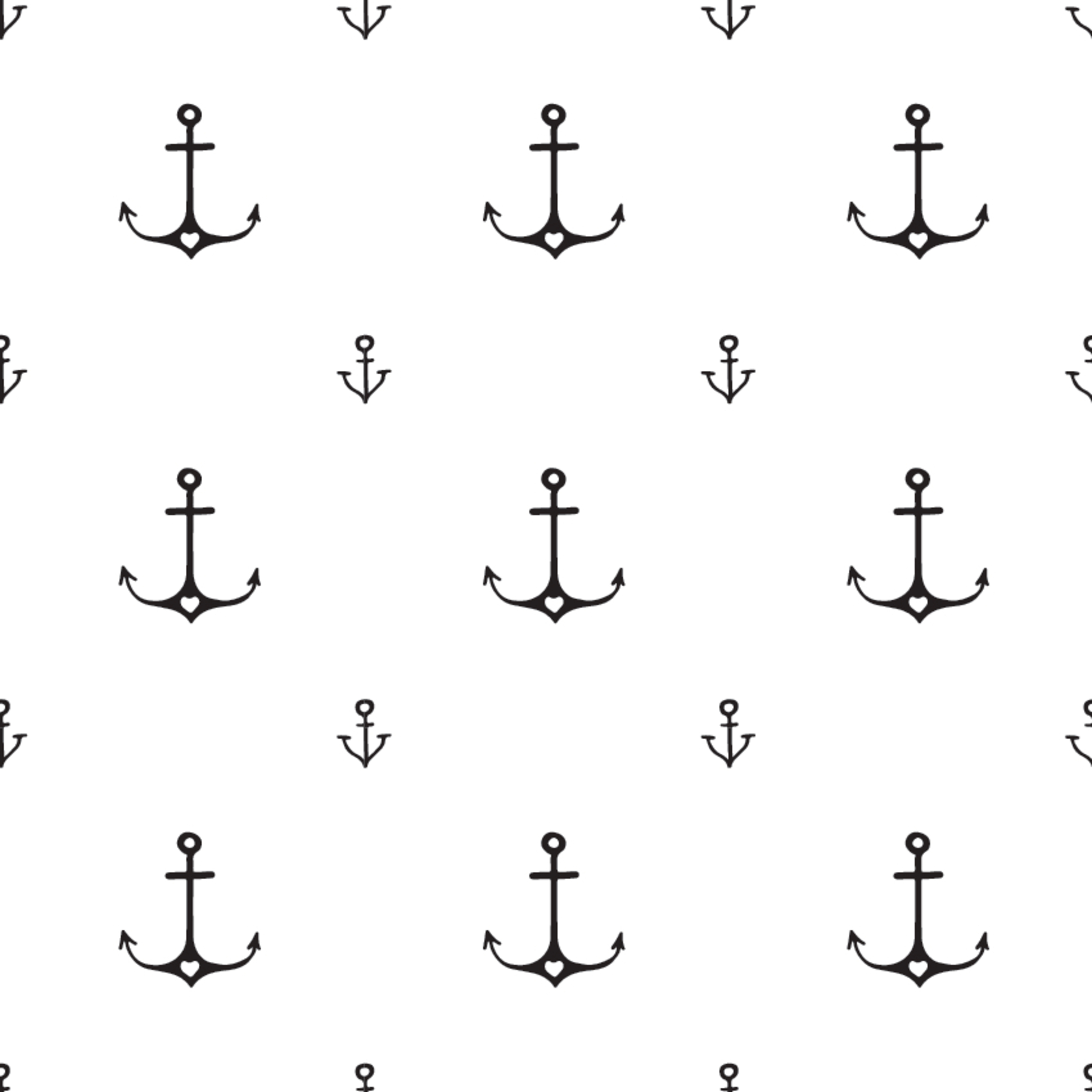 Nautical Anchor Pattern Mural Murals Your Way