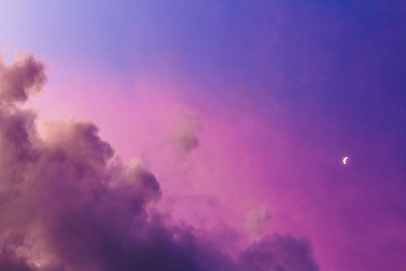 Dreamy Purple Sky Wall Mural - Murals Your Way