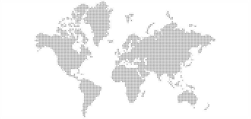 World Map - Dots Mural - Environmental Graphics - Murals Your Way