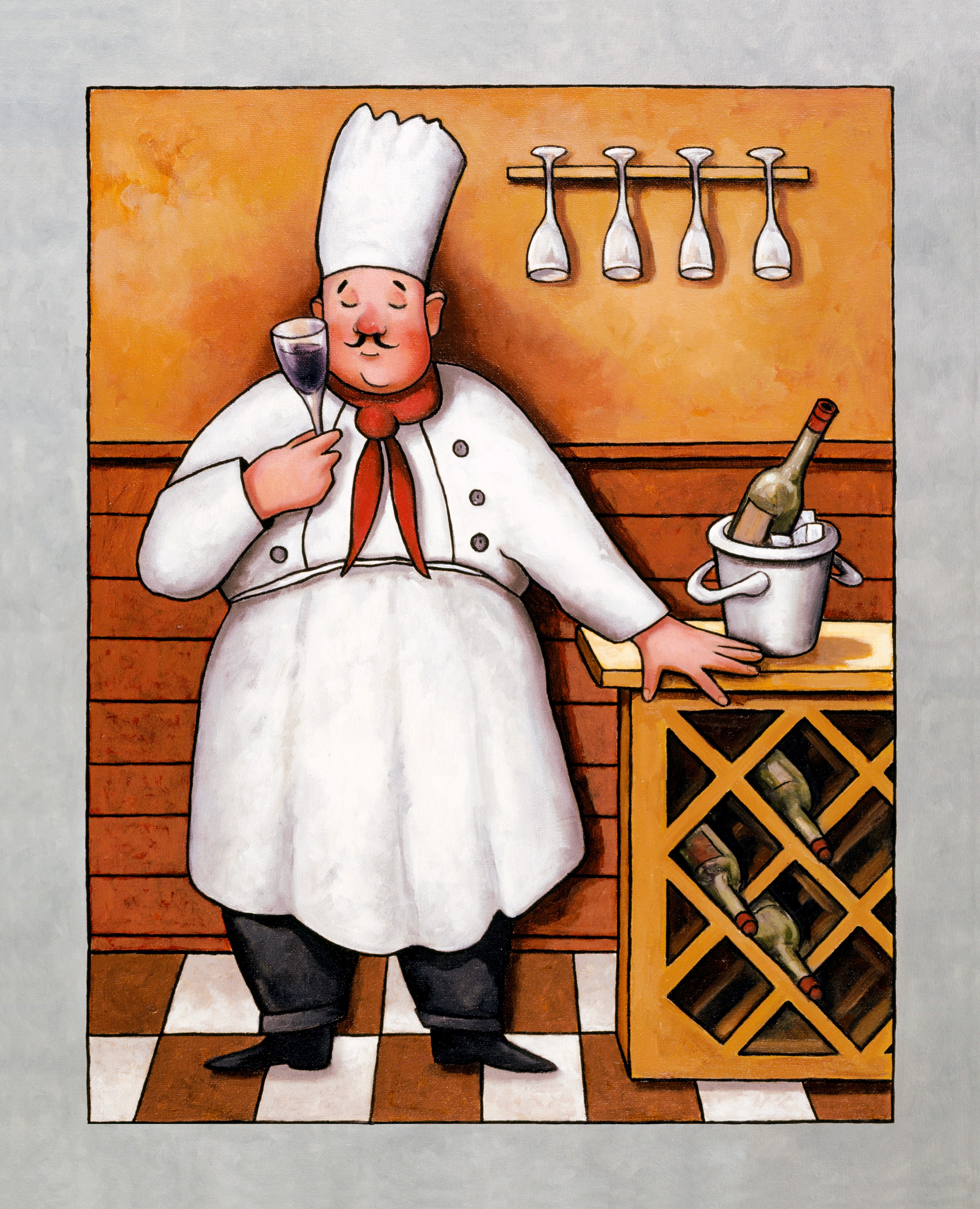 Chef 2 Mural - John Zaccheo - Murals Your Way