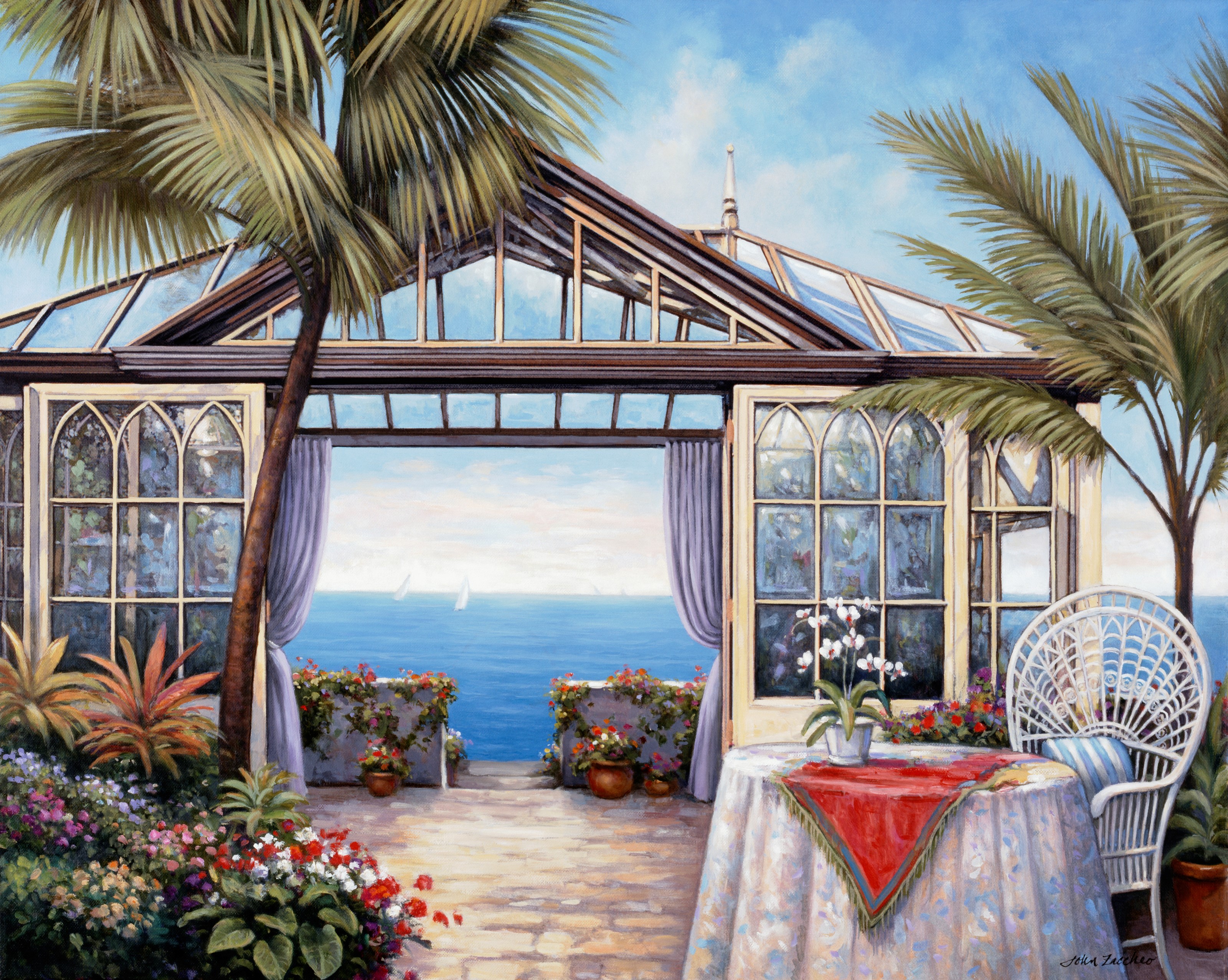 Ocean View (Zaccheo) Mural - John Zaccheo - Murals Your Way