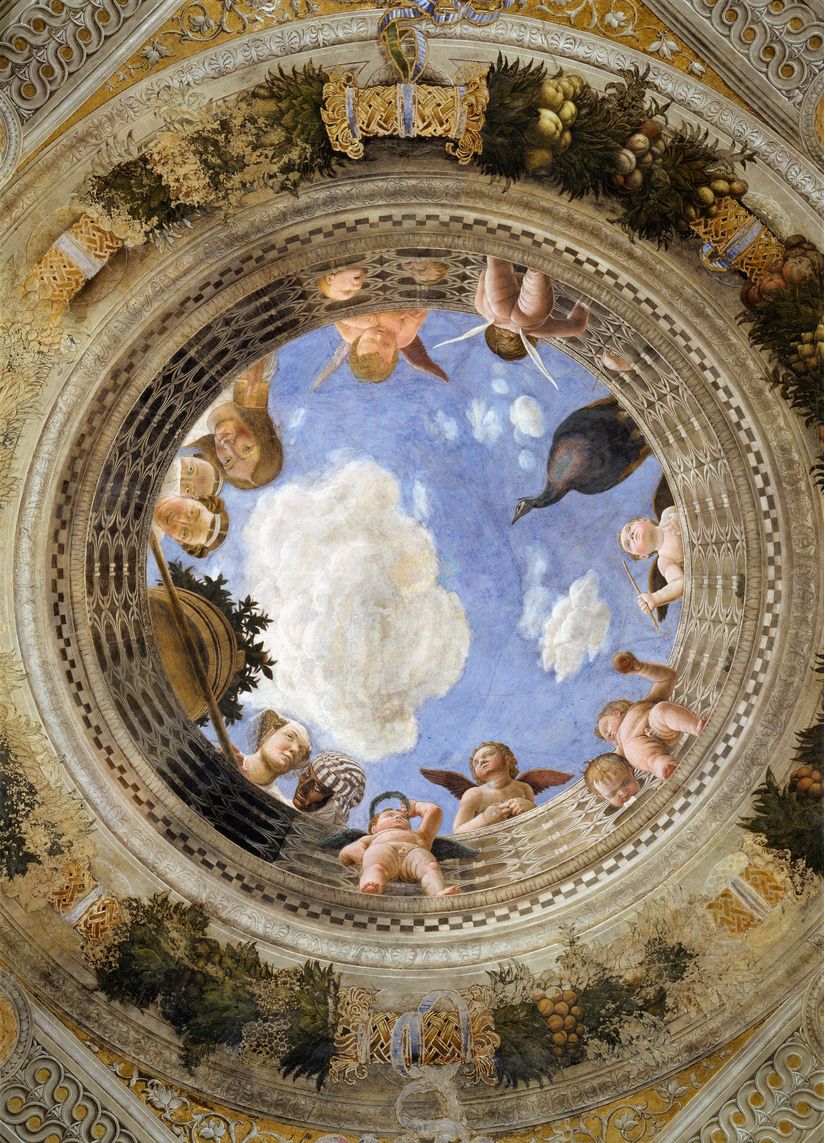Ceiling Of The Camera Picta Wallpaper Mural By Andrea Mantegna - Murals ...
