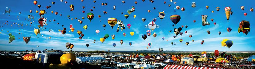 Albuquerque Balloon Fiesta Mural By James Blakeway - Murals Your Way