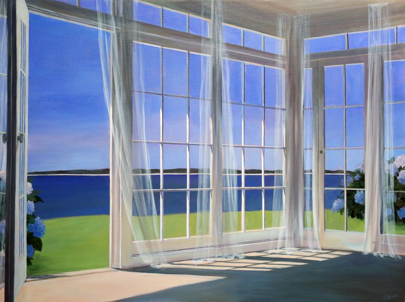 Light Breeze Mural By Carol Saxe - Murals Your Way