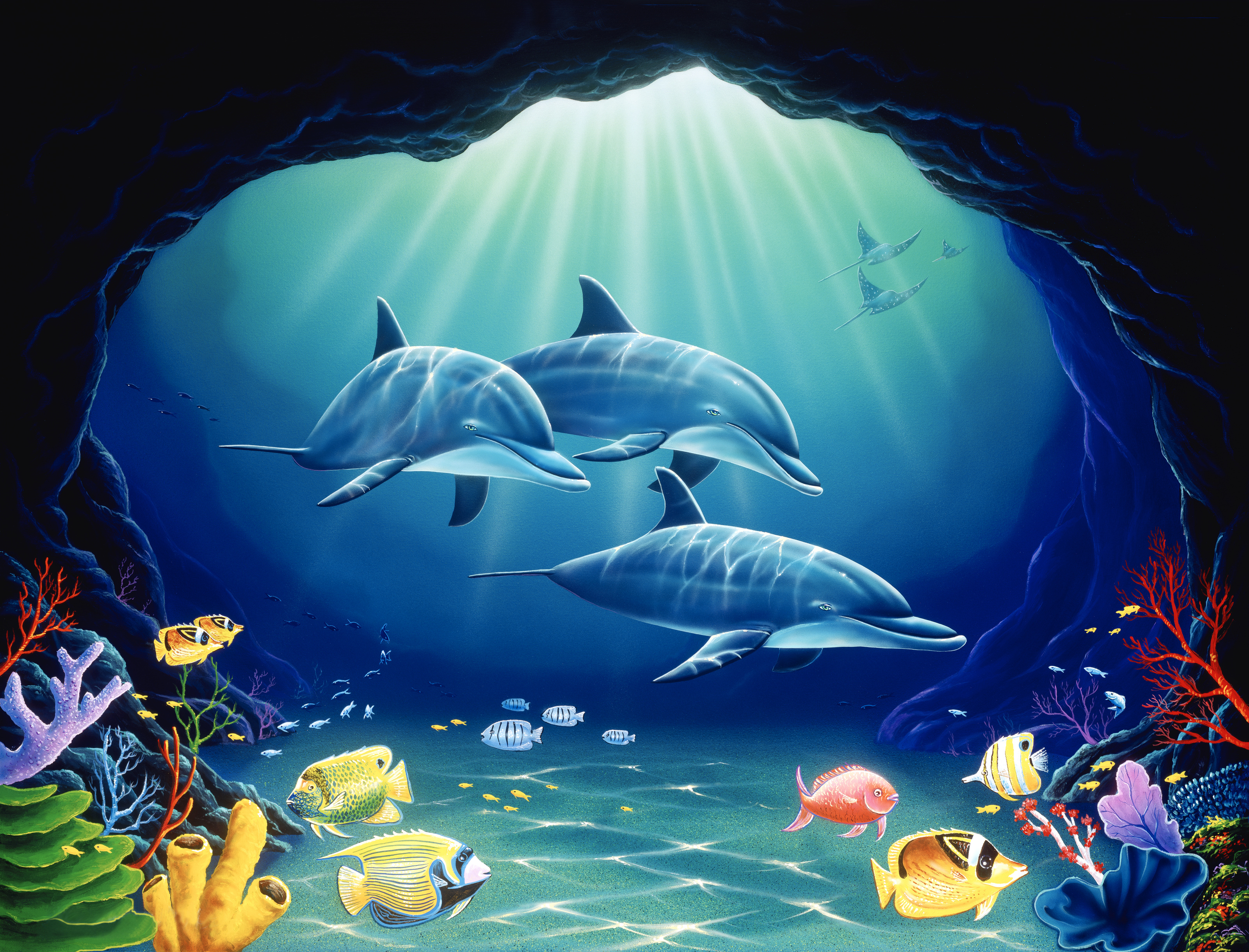 Cave Explorers Mural - Jeff Wilkie - Murals Your Way