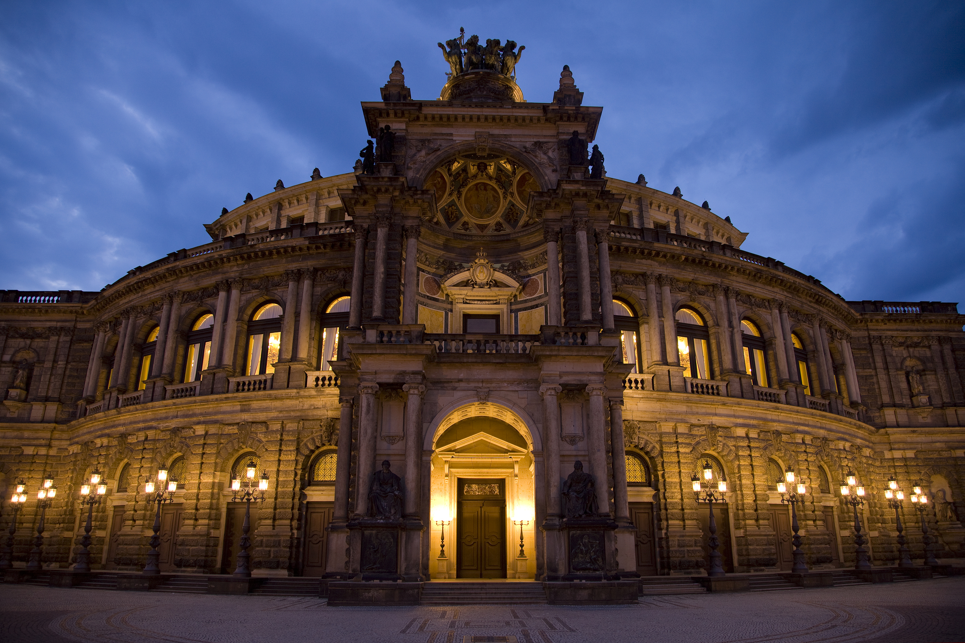 The Opera House, Dresden, Germany Mural - Jim Zuckerman - Murals Your Way