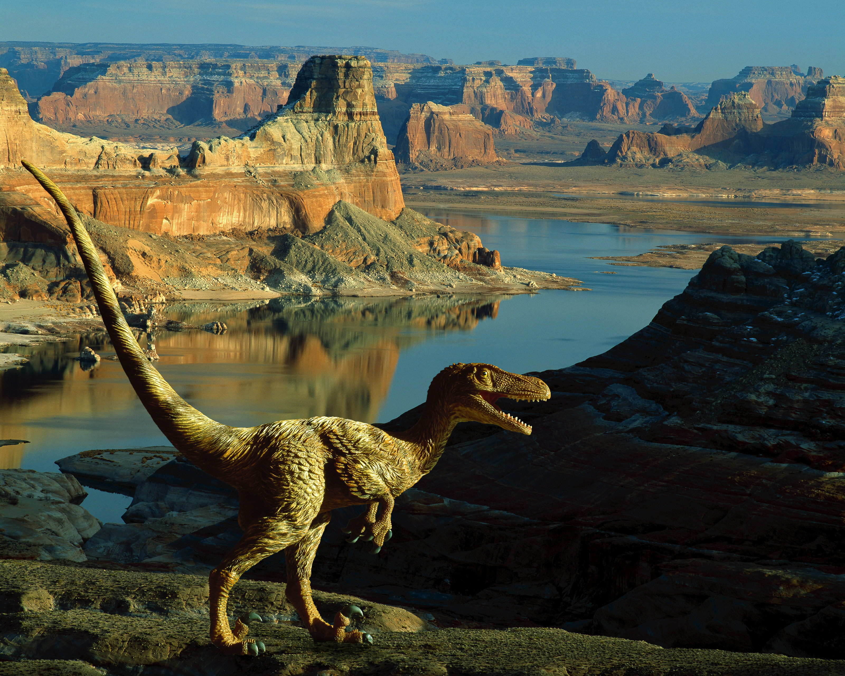 Velociraptor Canyon Mural - Murals Your Way