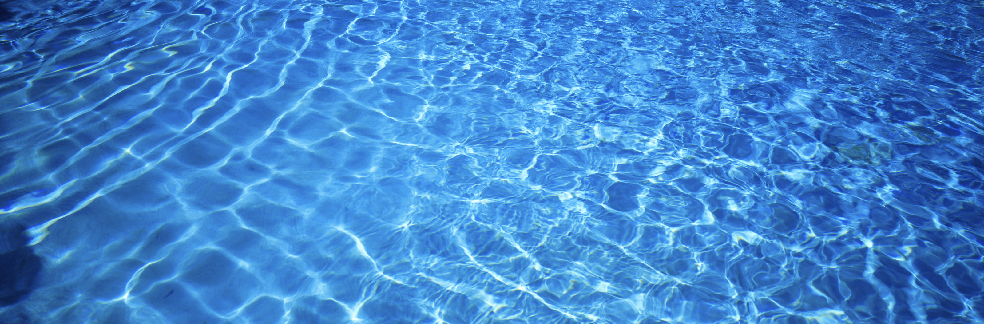 Blue Panoramic Swimming Pool Wall Mural - Murals Your Way