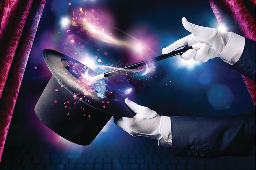 Magic Trick on Stage Wall Mural - Murals Your Way