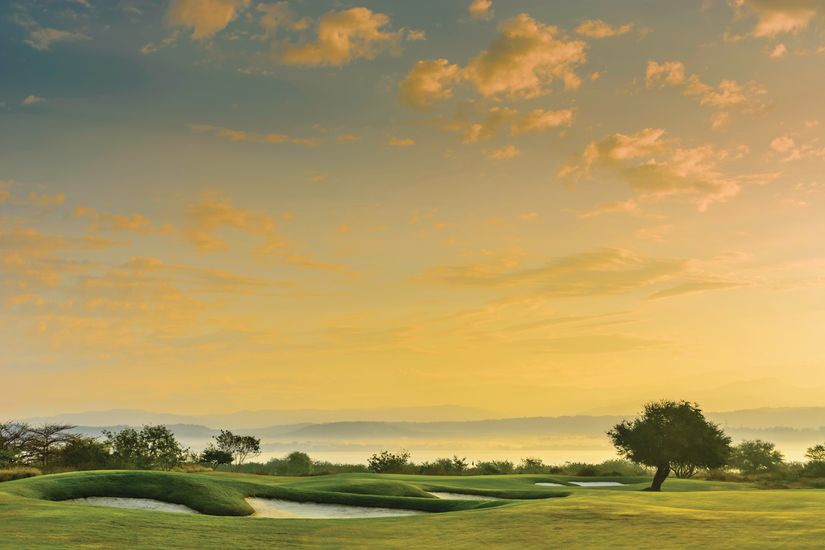 Sunset Golf Course Mural - Murals Your Way