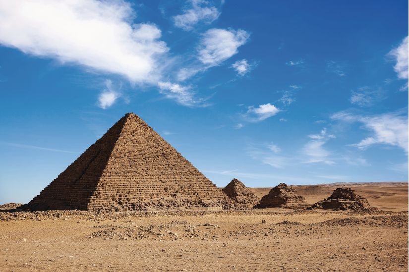 The Pyramid Wall Mural - Murals Your Way