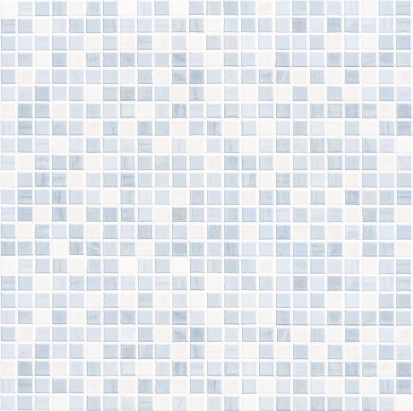 Blue Check Tile Mural - Murals Your Way