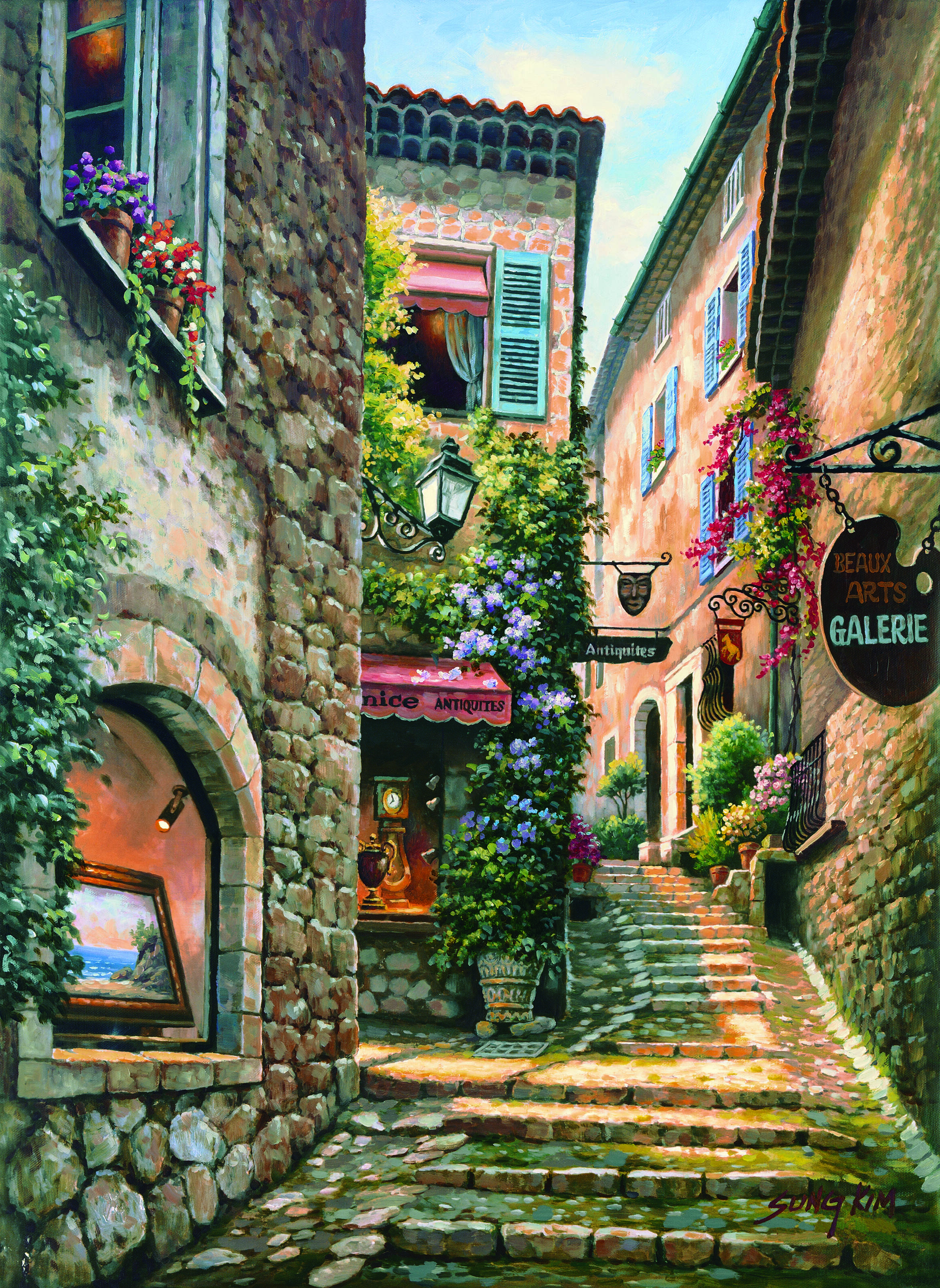 Gallery Steps Wallpaper Mural By Sung Kim - Murals Your Way