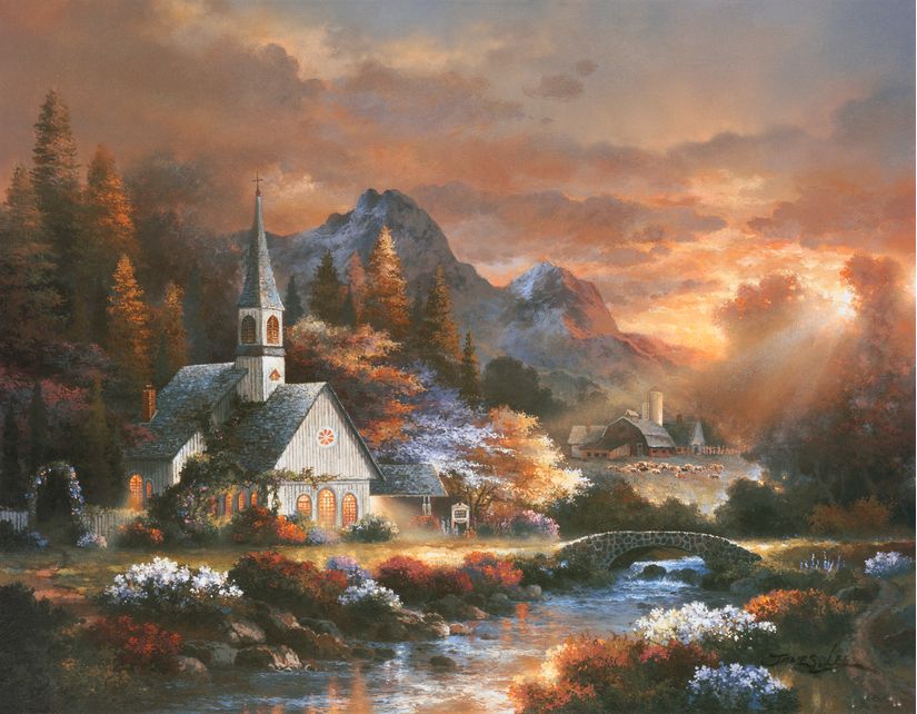 Morning Of Hope Mural By James Lee - Murals Your Way