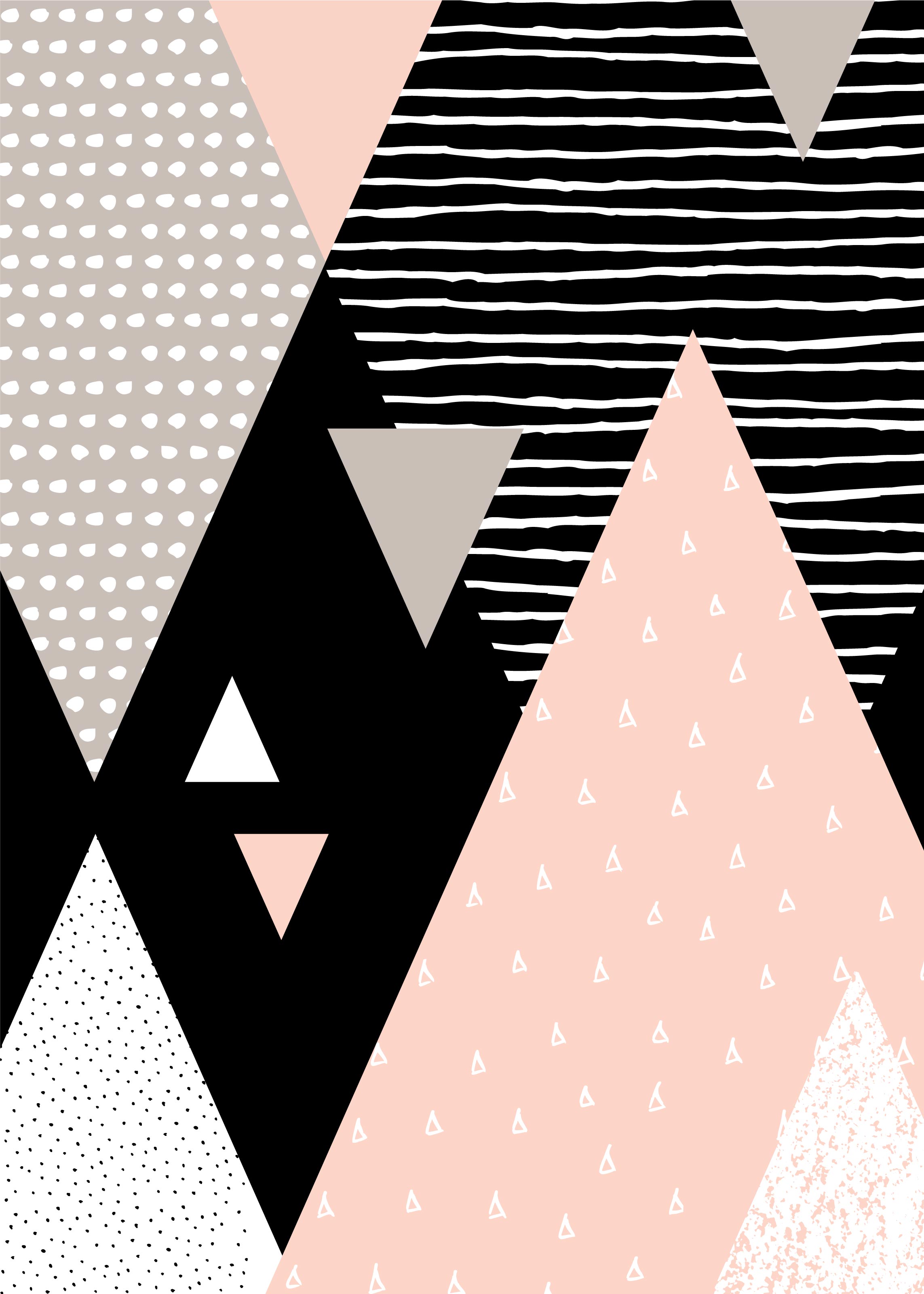 Modern And Stylish Geometric Pattern Mural - Murals Your Way