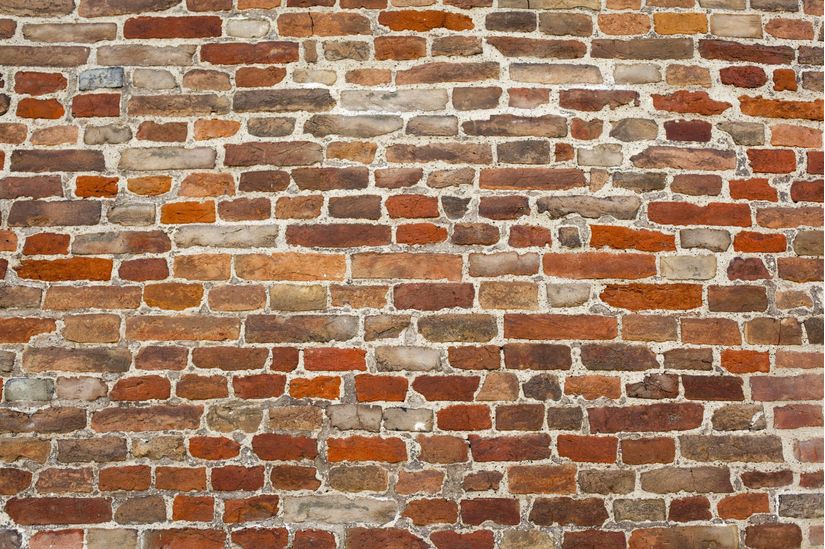 Rust Red Brick Wall Mural - Murals Your Way