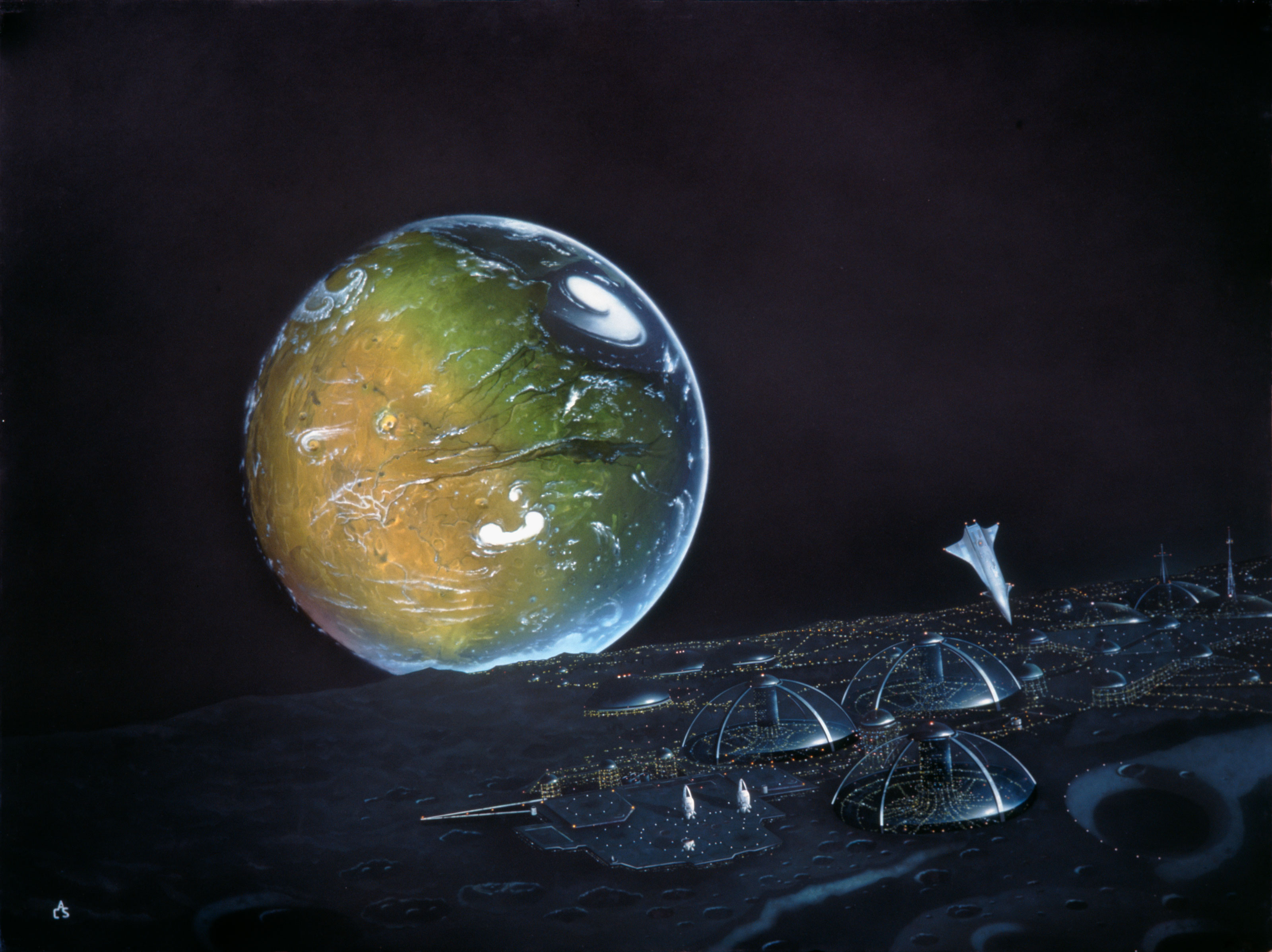 New Mars-3 Mural - Andrew Stewart - Murals Your Way