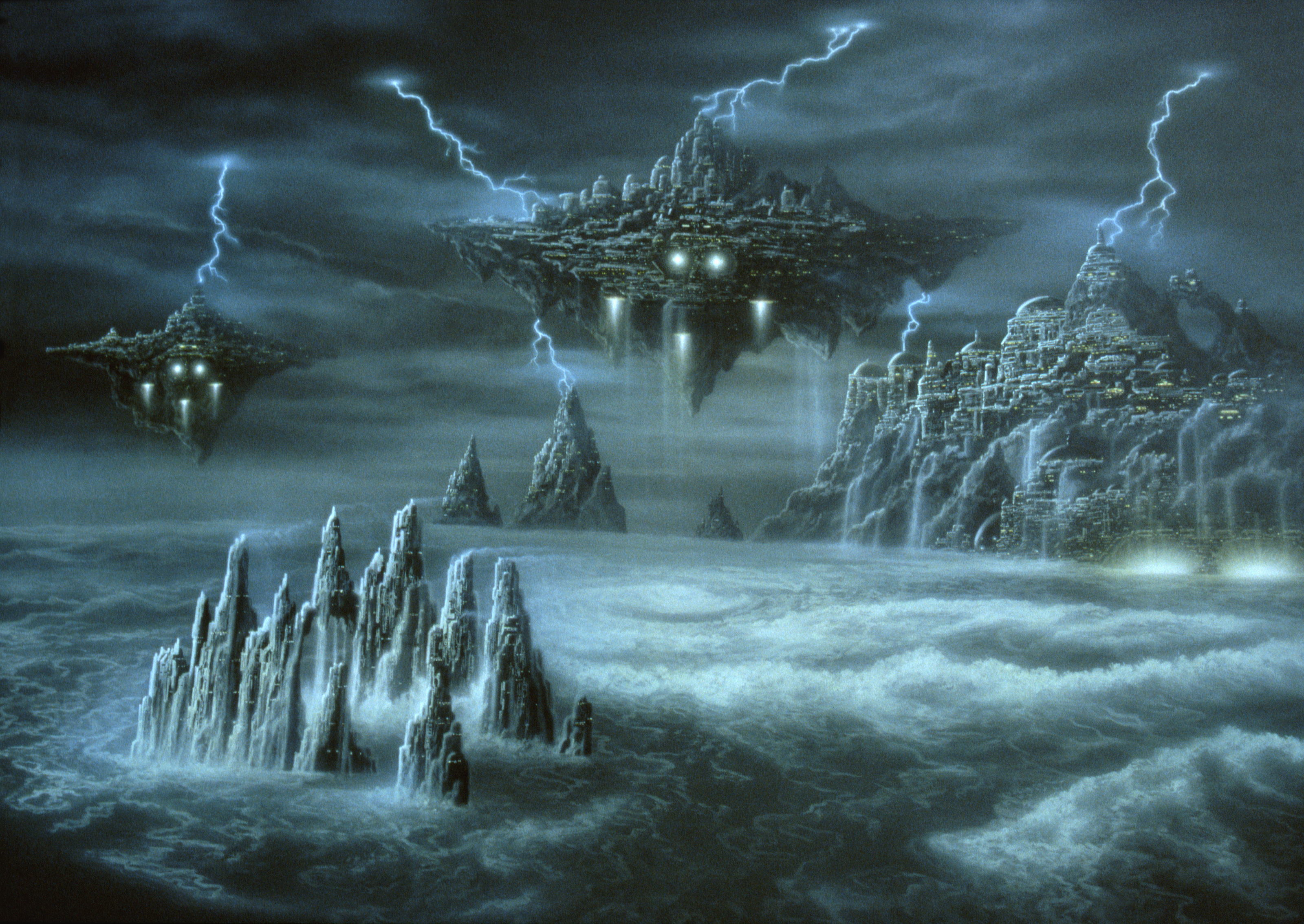 Reclusive Man Having A Vision Mural - Andrew Stewart - Murals Your Way