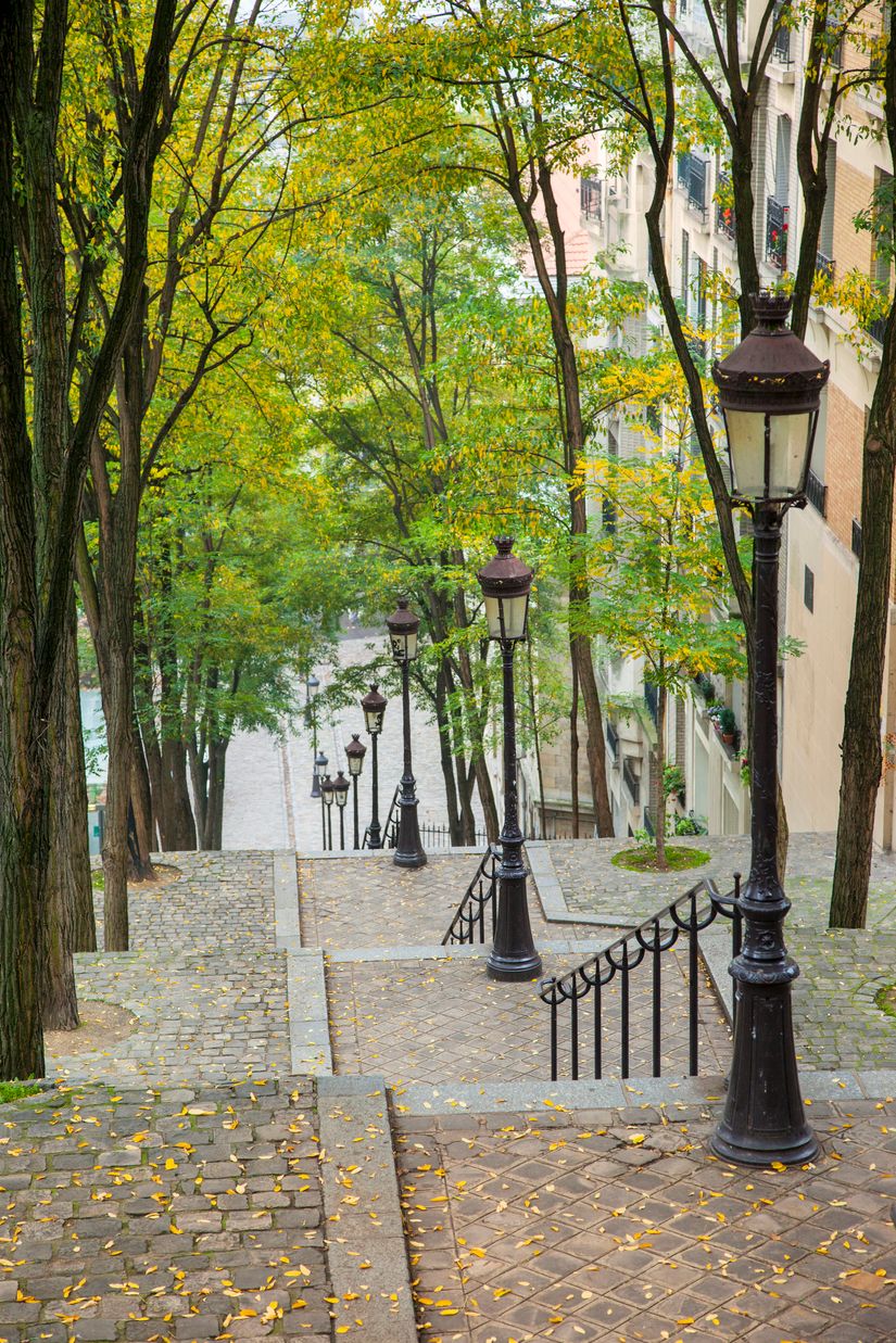 Montmartre Steps Mural - Brian Jannsen - Murals Your Way