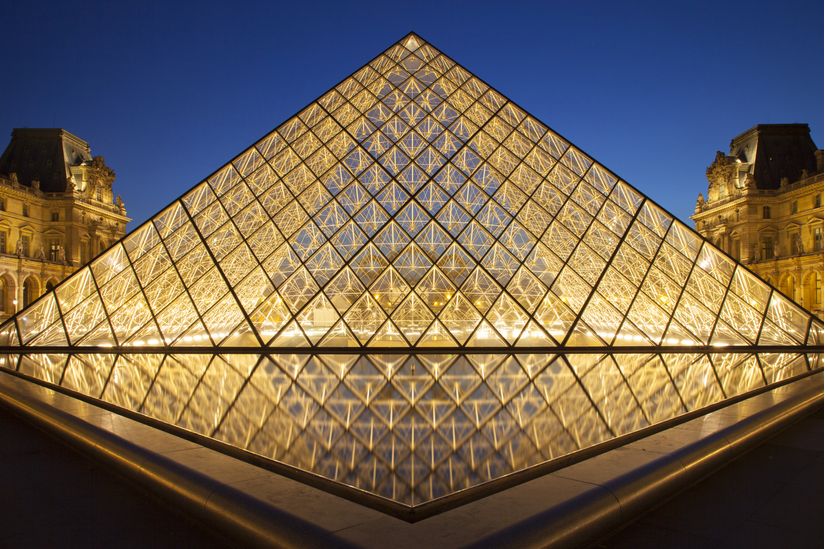 Glass Pyramid Mural - Brian Jannsen - Murals Your Way