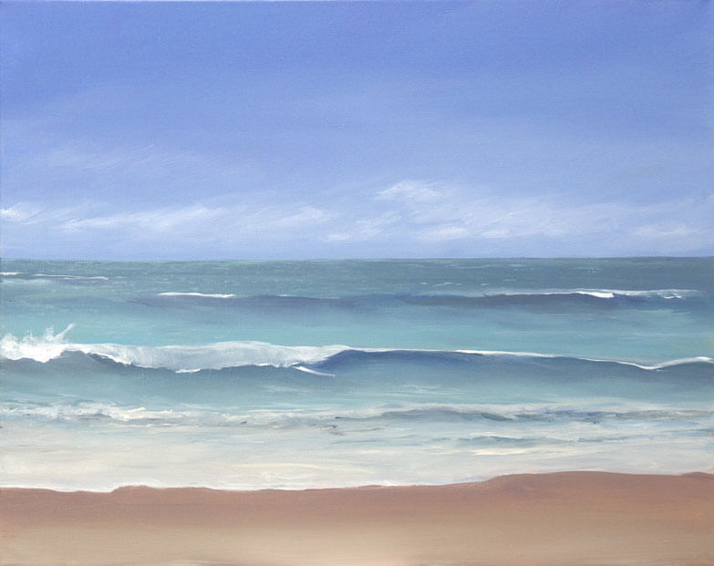 Waves on the Shore - Murals Your Way