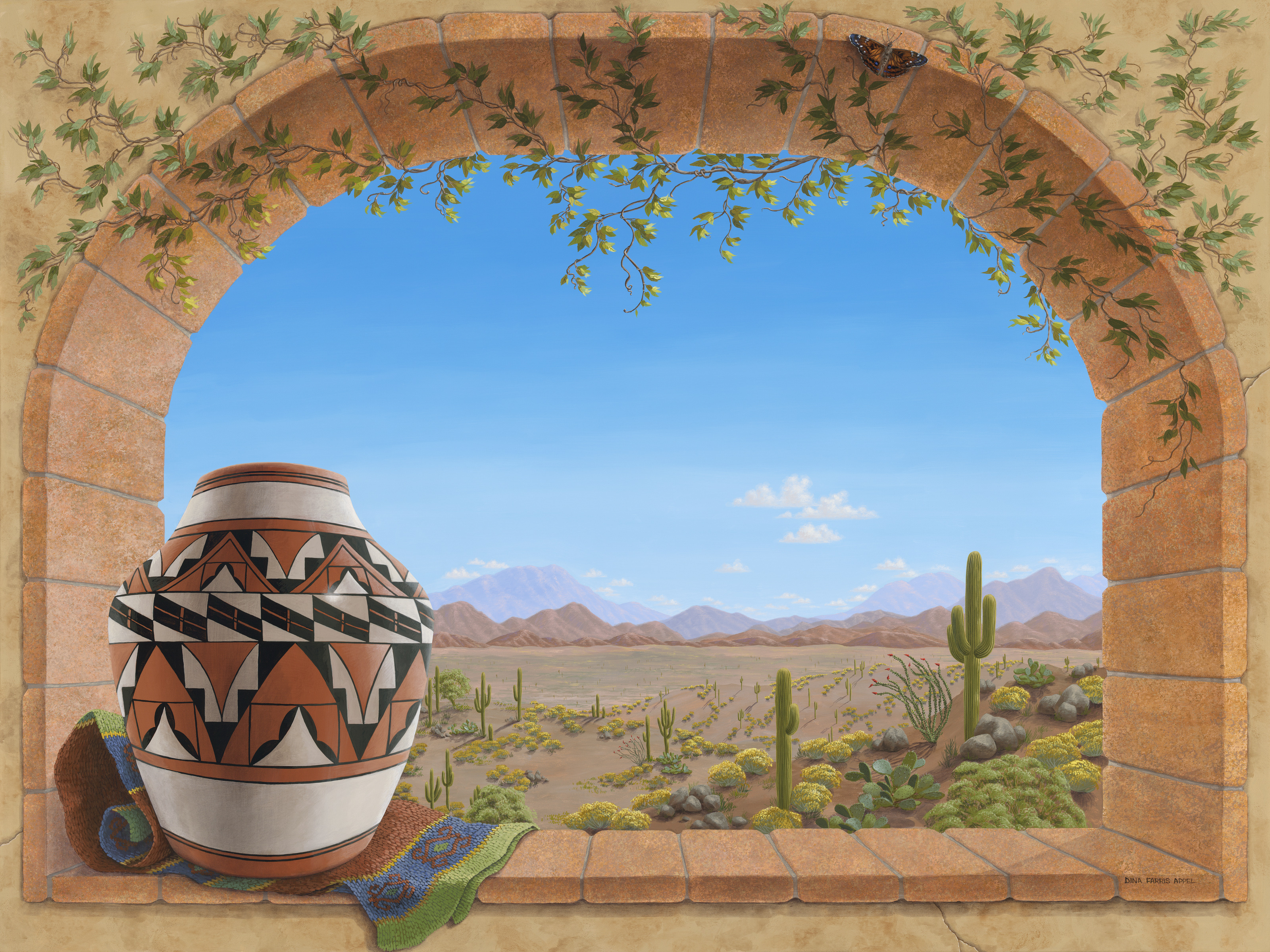 Adobe Abode Mural - Murals Your Way