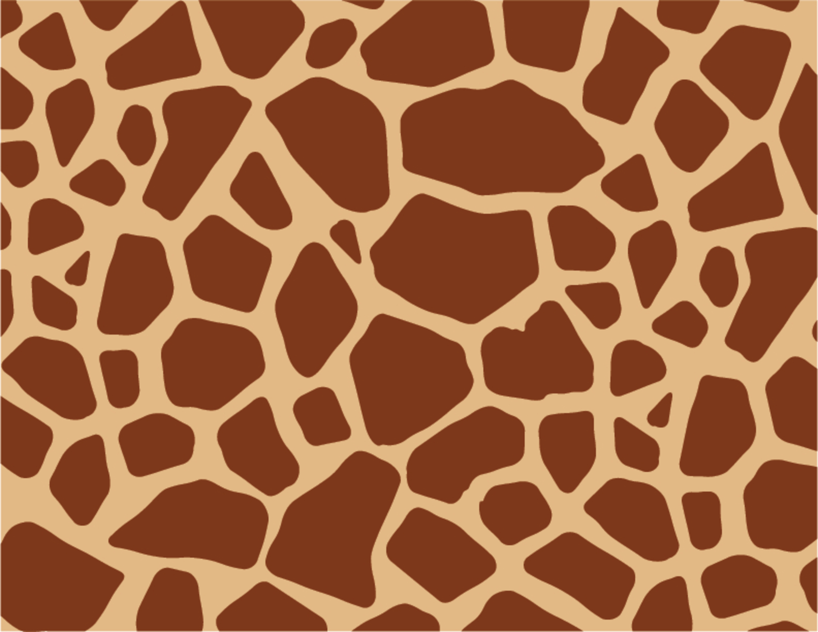 Giraffe Print Wall Mural - Murals Your Way