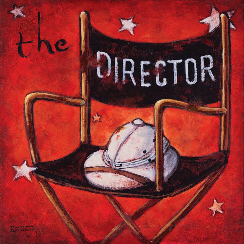 The Director Mural By Janet Kruskamp - Murals Your Way