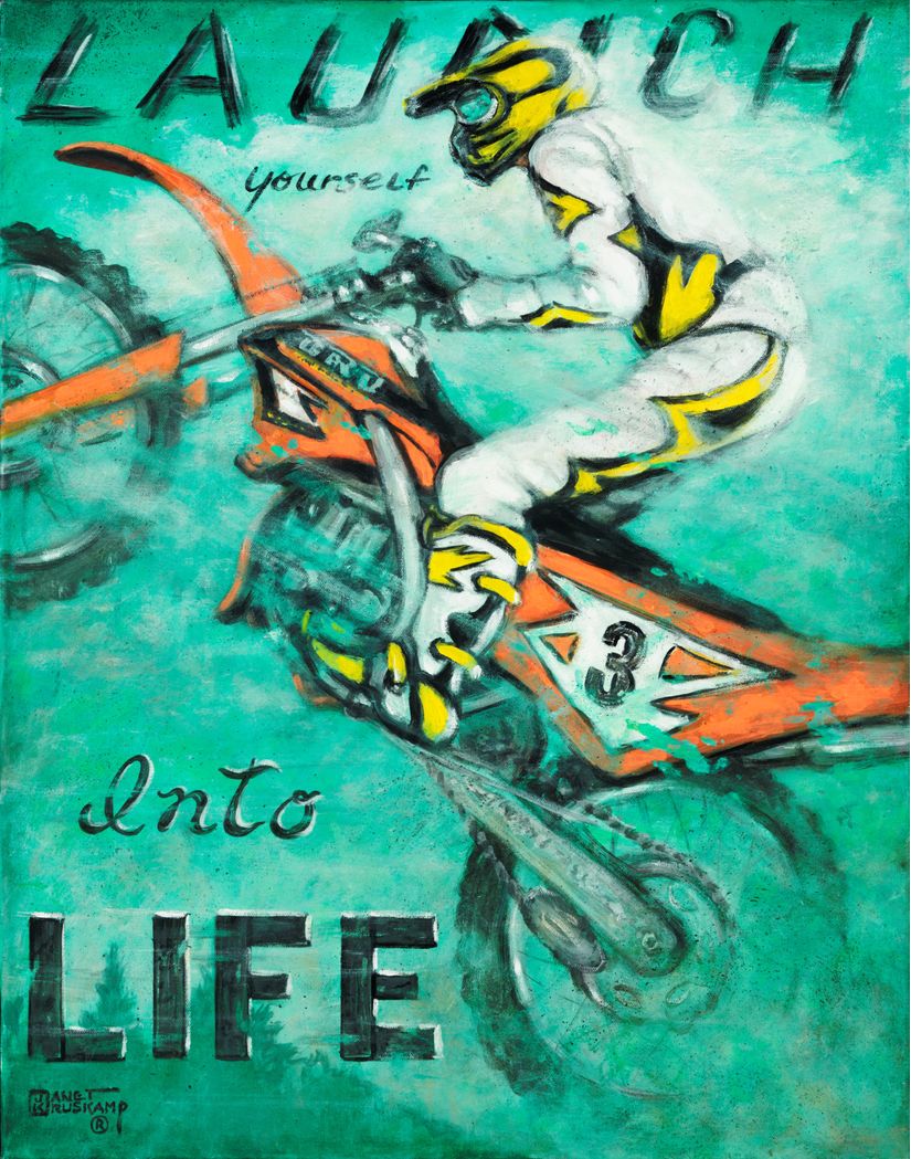 Launch Yourself Mural By Janet Kruskamp - Murals Your Way