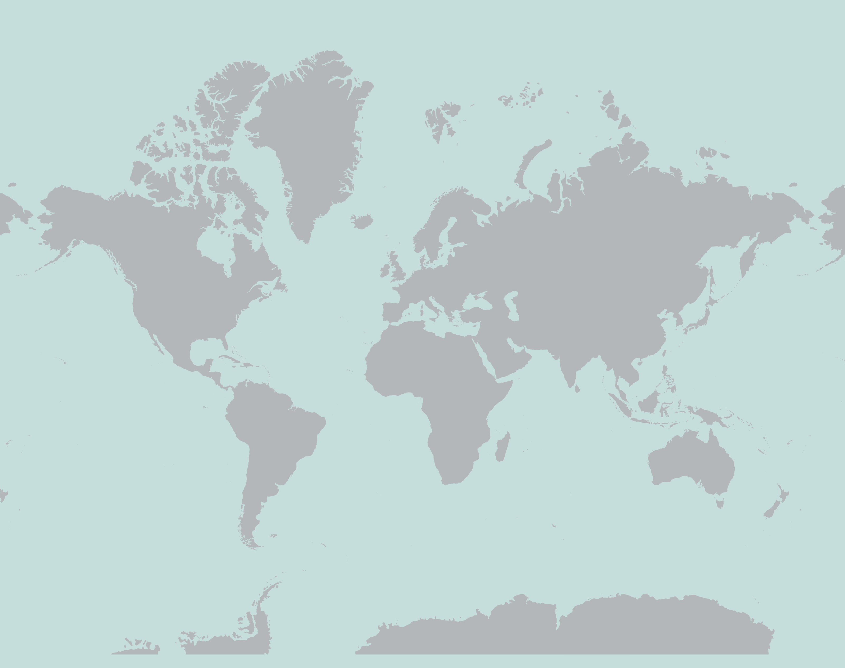 Simple Map Mural By Environmental Graphics - Murals Your Way