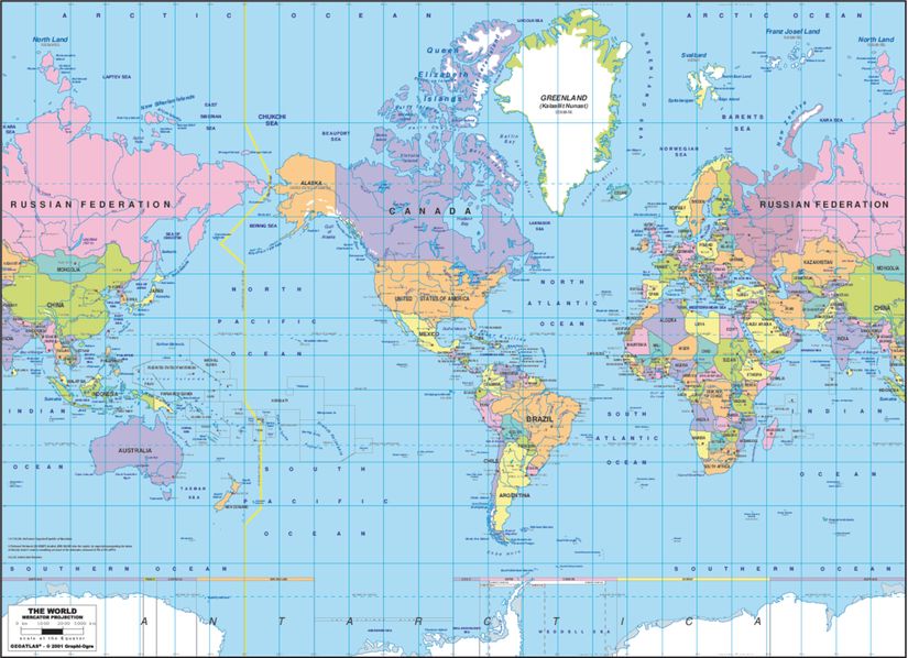 The World 4 Wall Mural - Murals Your Way