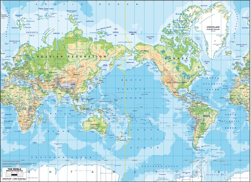 World Map Wall Mural - Murals Your Way