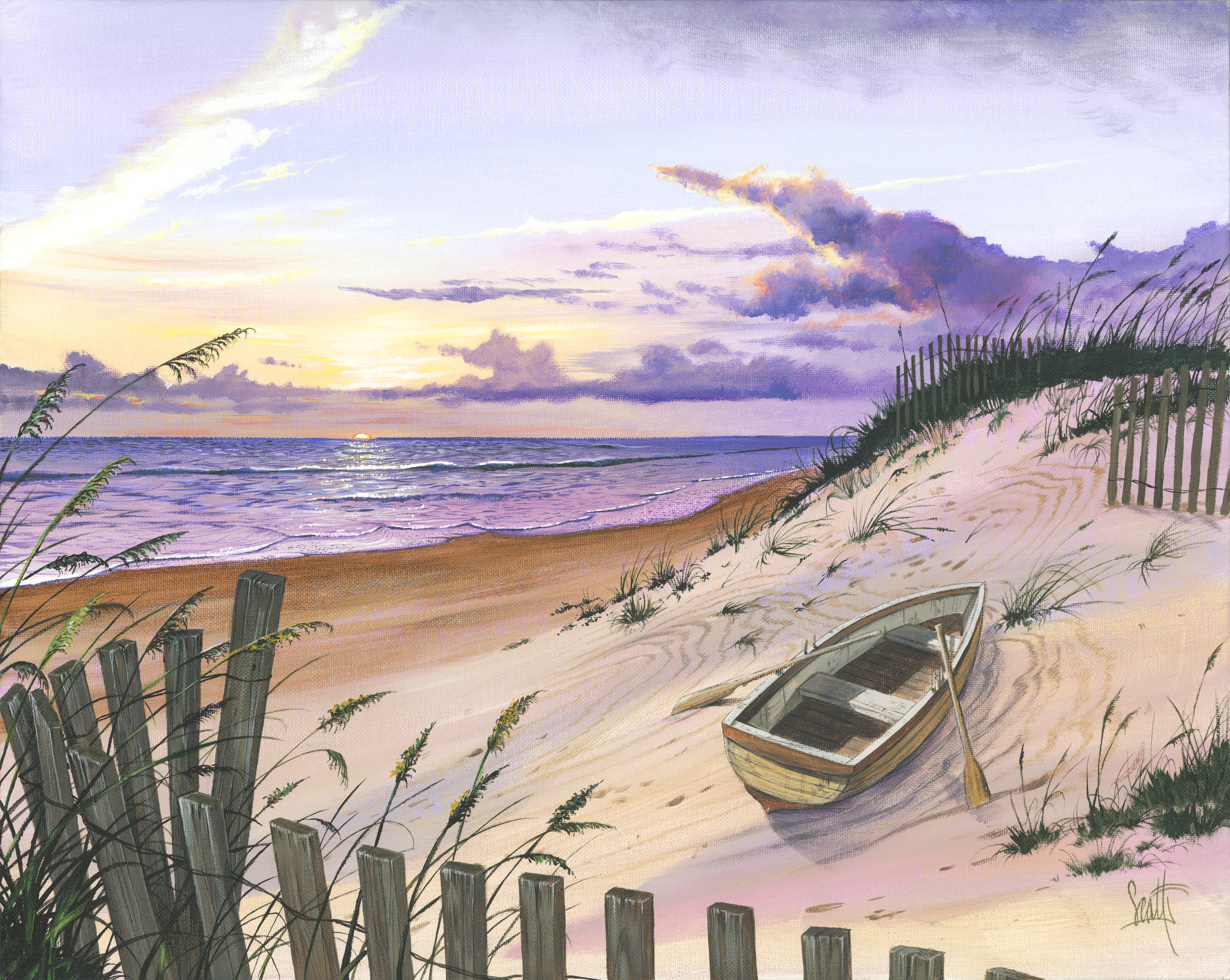 Pastel Point Mural By Scott Westmoreland - Murals Your Way