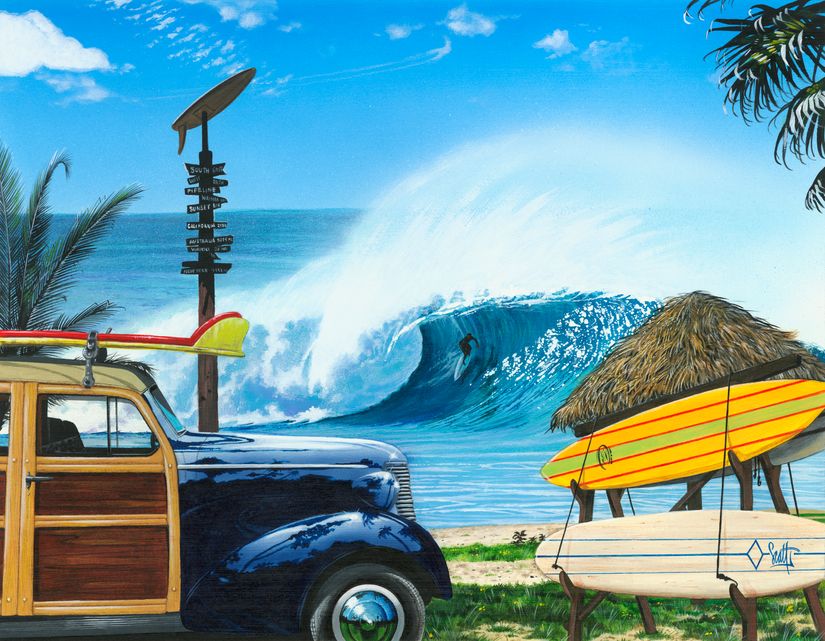 Break Time Mural By Scott Westmoreland - Murals Your Way