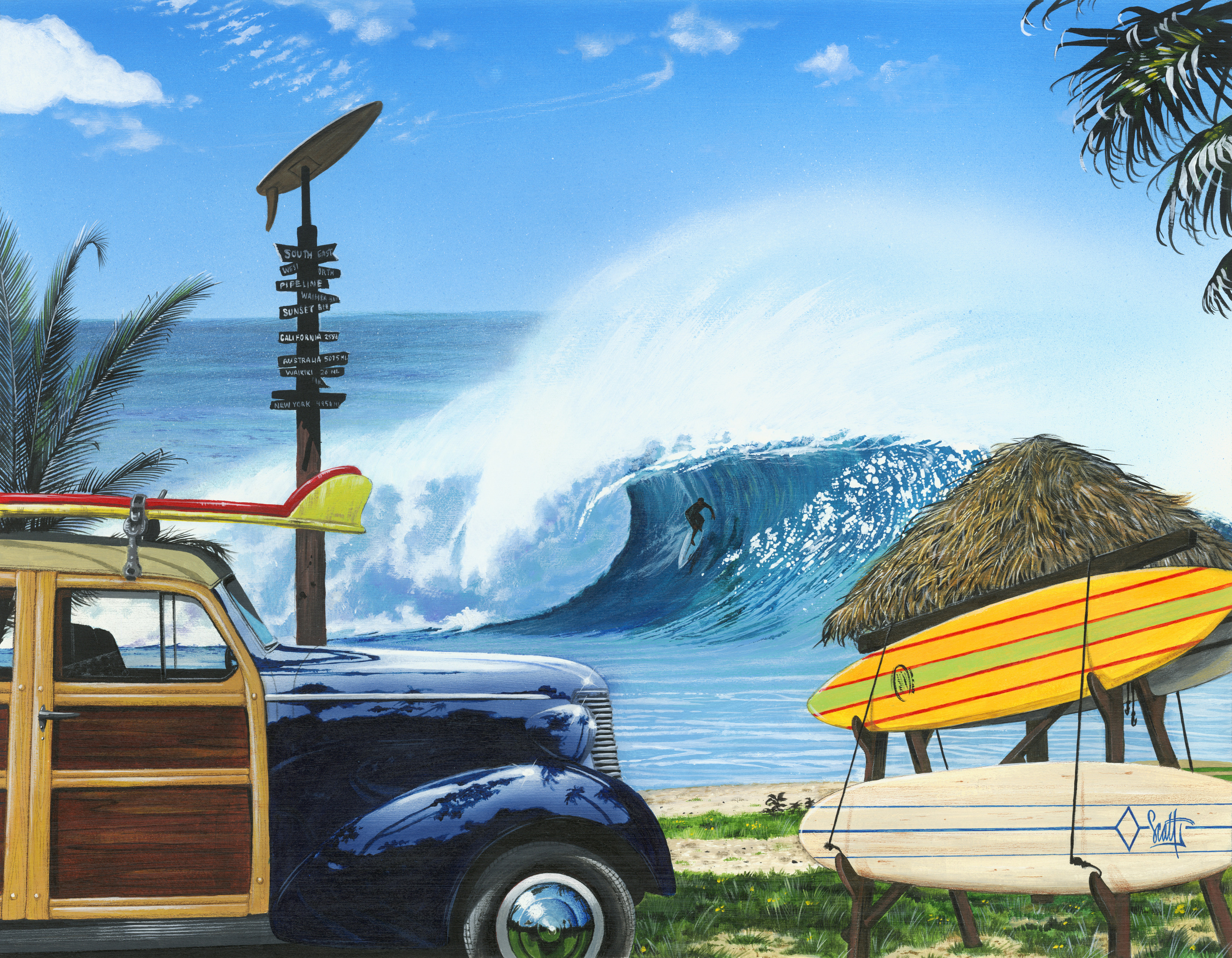 Break Time Mural By Scott Westmoreland - Murals Your Way