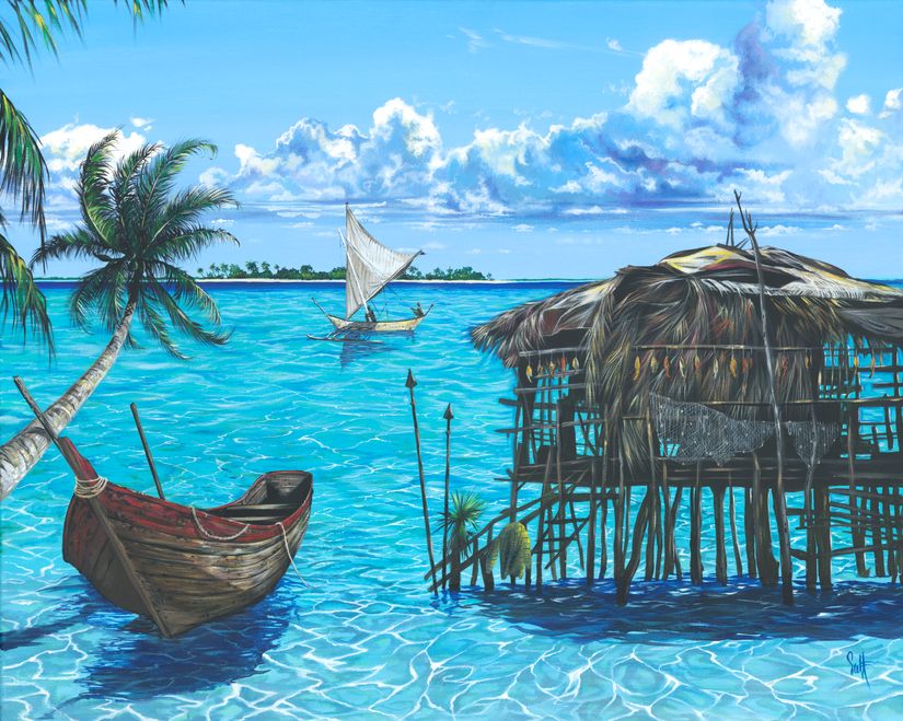 Caribbean Dreams Mural By Scott Westmoreland - Murals Your Way