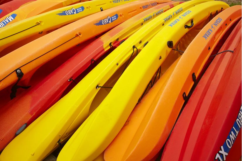 Kayaks 2 Wall Mural - Murals Your Way