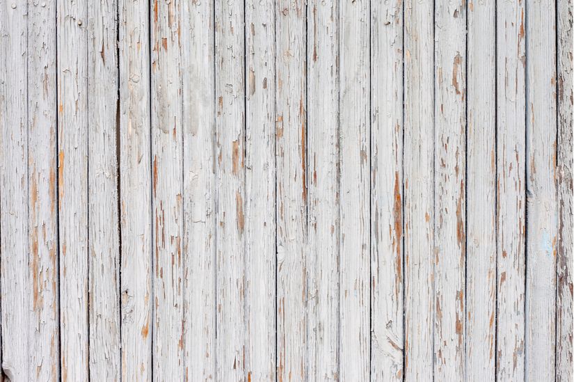 White Rustic Wood Wallpaper