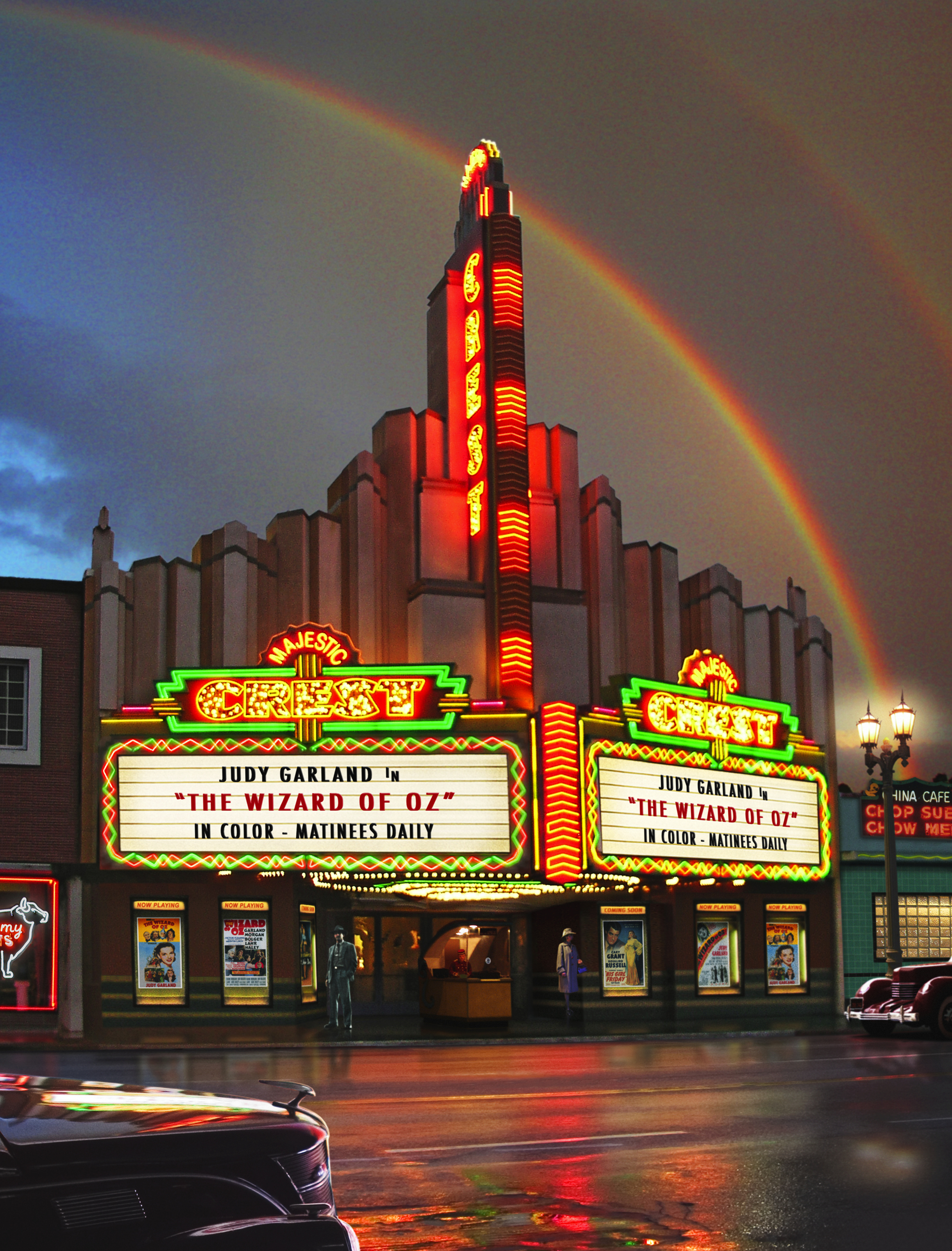 The Crest Wall Mural - Murals Your Way