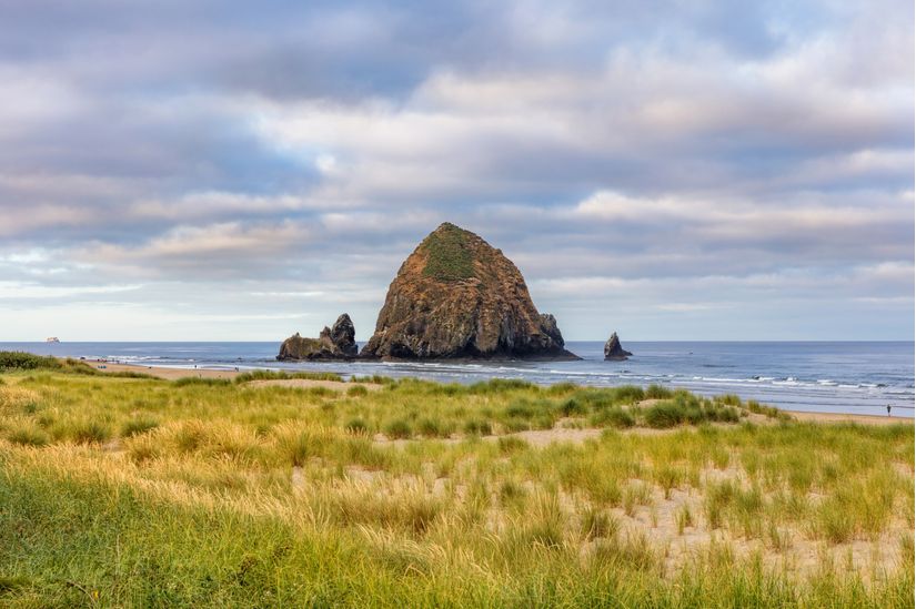 Cannon Beach Haystack Rock Mural - Murals Your Way