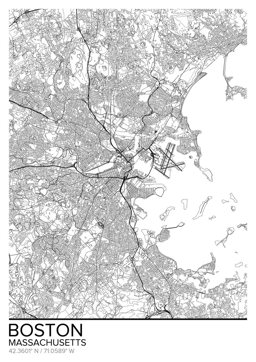 Boston Massachusetts Map