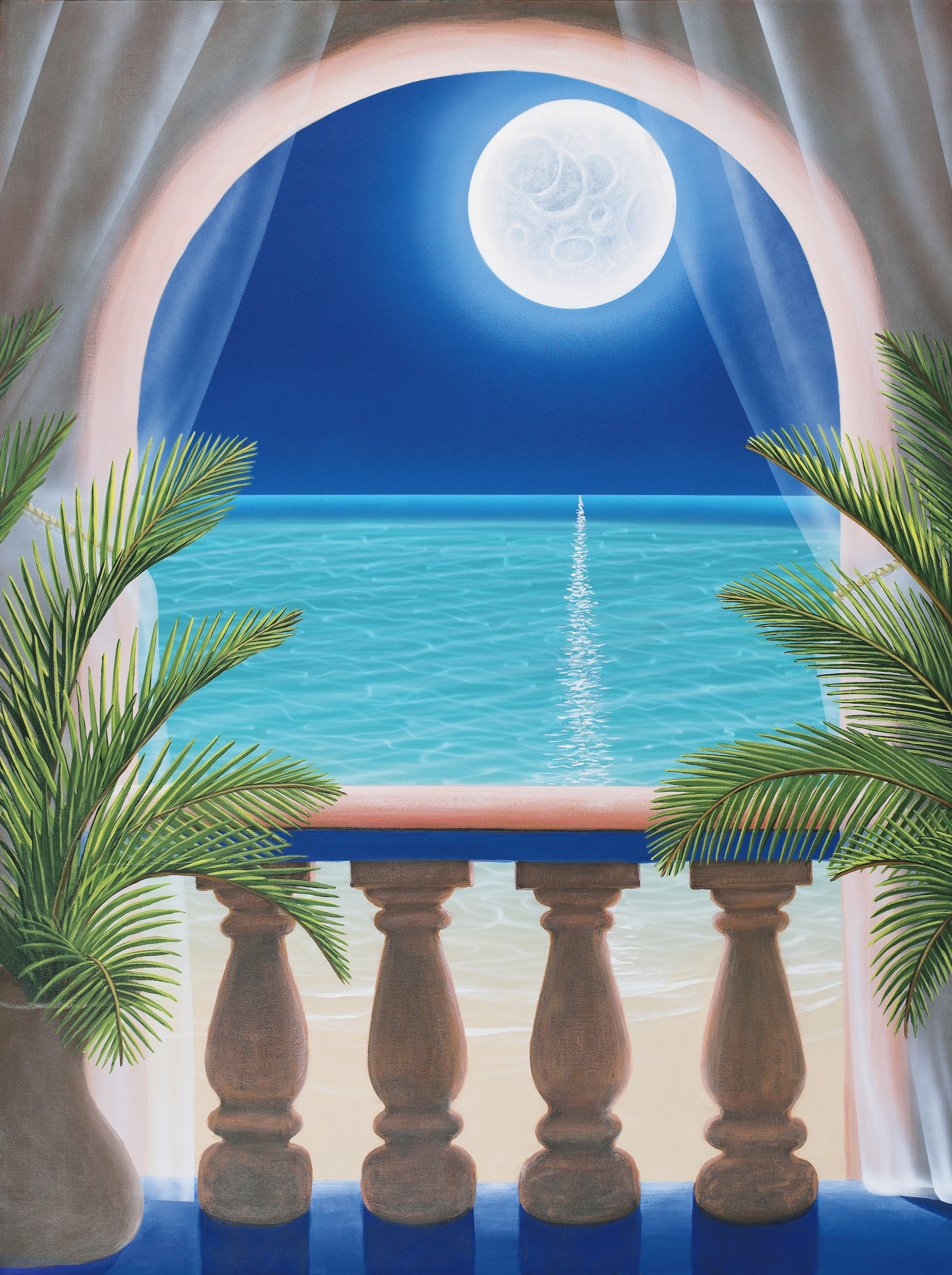 Moonlit Interlude Mural - Dan Mackin - Murals Your Way