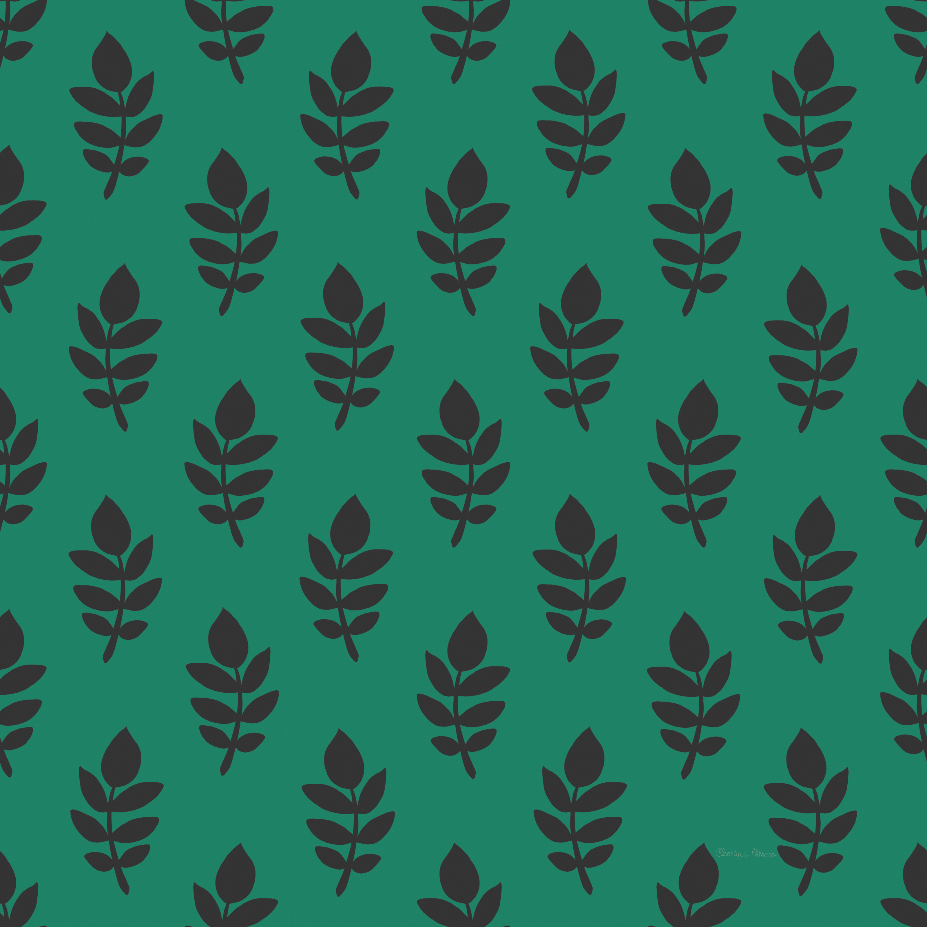Eat Fresh Pattern Wallpaper Mural - Murals Your Way
