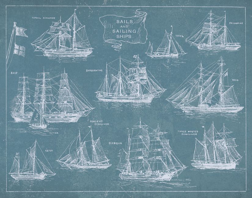 Sailing Ships Wallpaper Mural - Murals Your Way