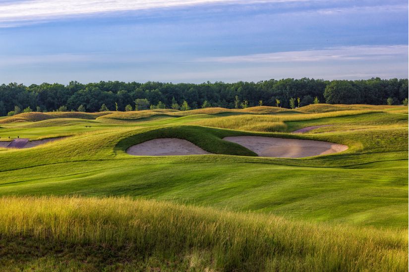 Grassy Golf Course Mural - Murals Your Way