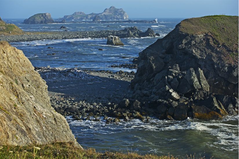Pacific Northwest Shore Northern California Pacific Rocky Shore Mural ...