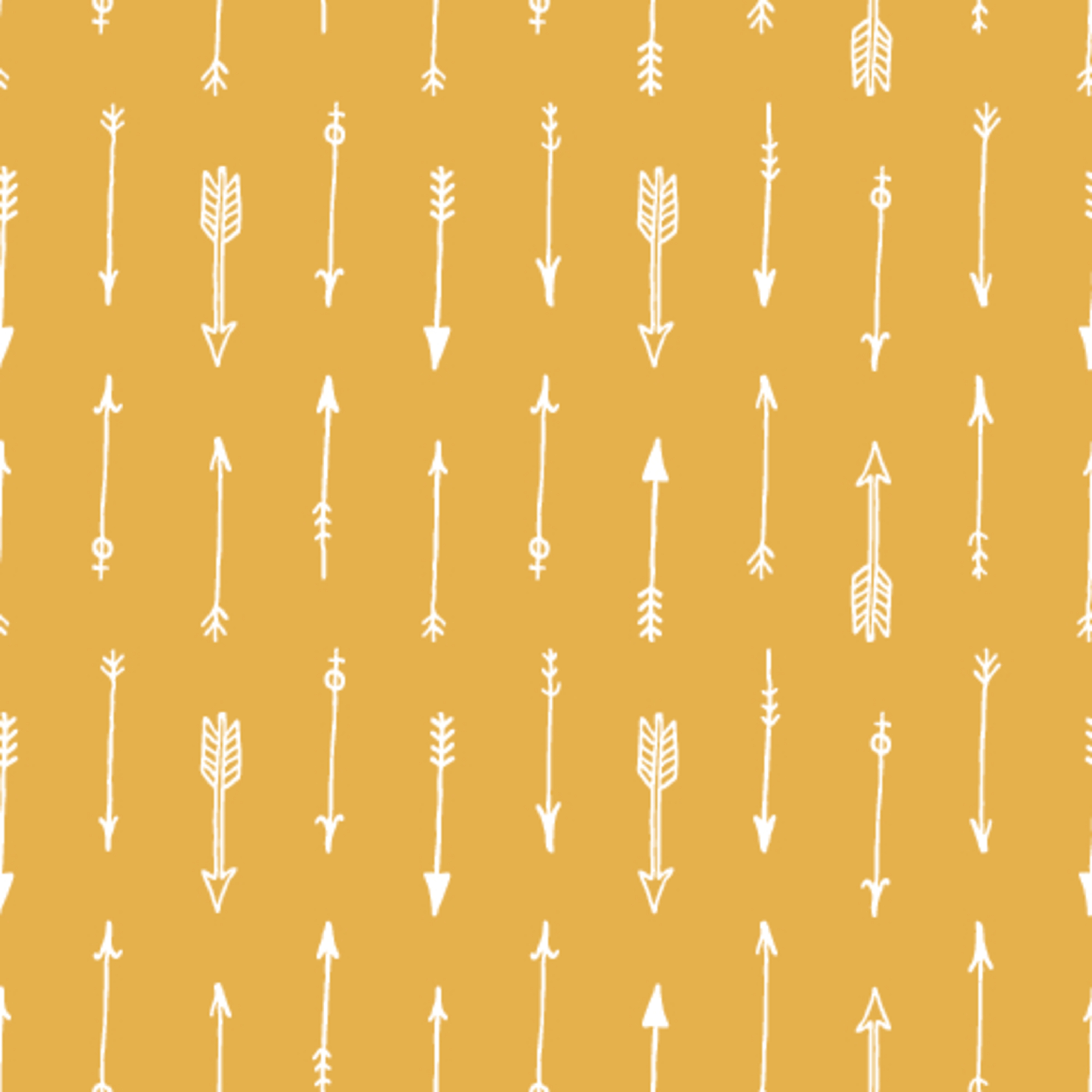 Yellow Arrow Pattern Wall Mural - Murals Your Way