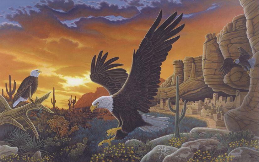 Sky Messenger Mural - Michael Matherly - Murals Your Way