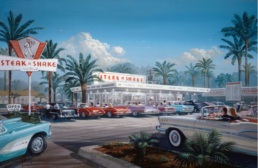 Steak & Shake Mural - Murals Your Way